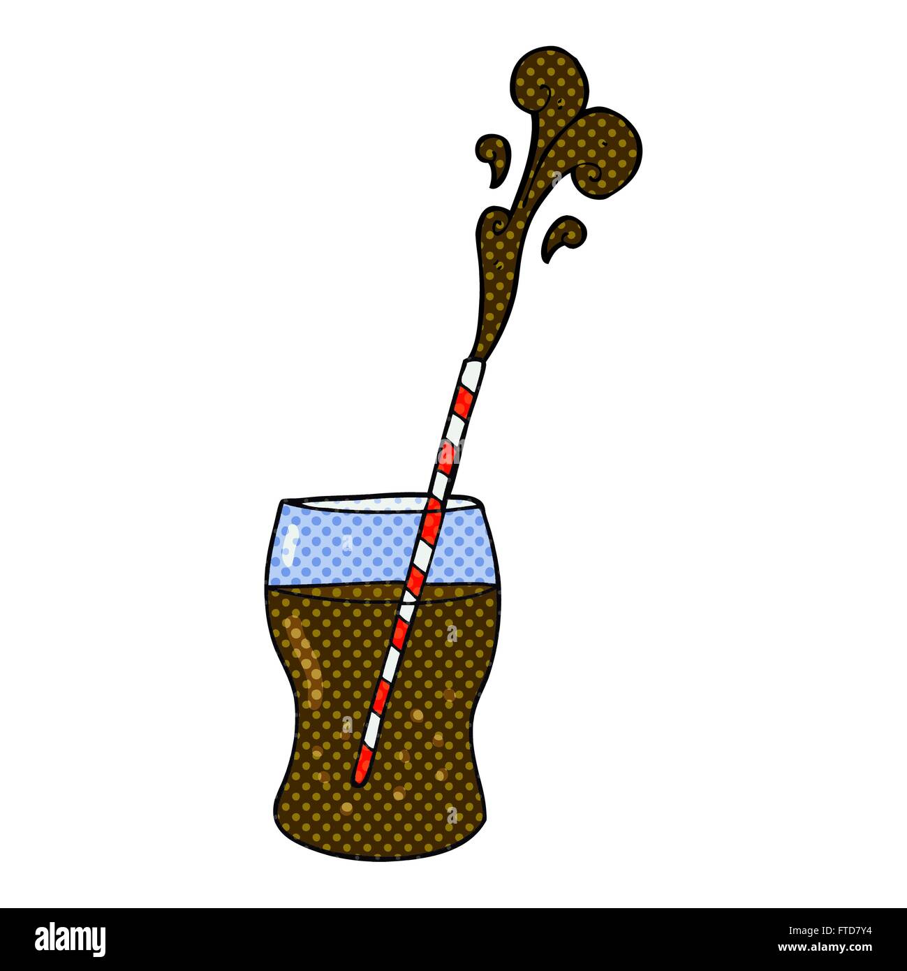 freehand drawn cartoon fizzy drink Stock Vector Image & Art - Alamy