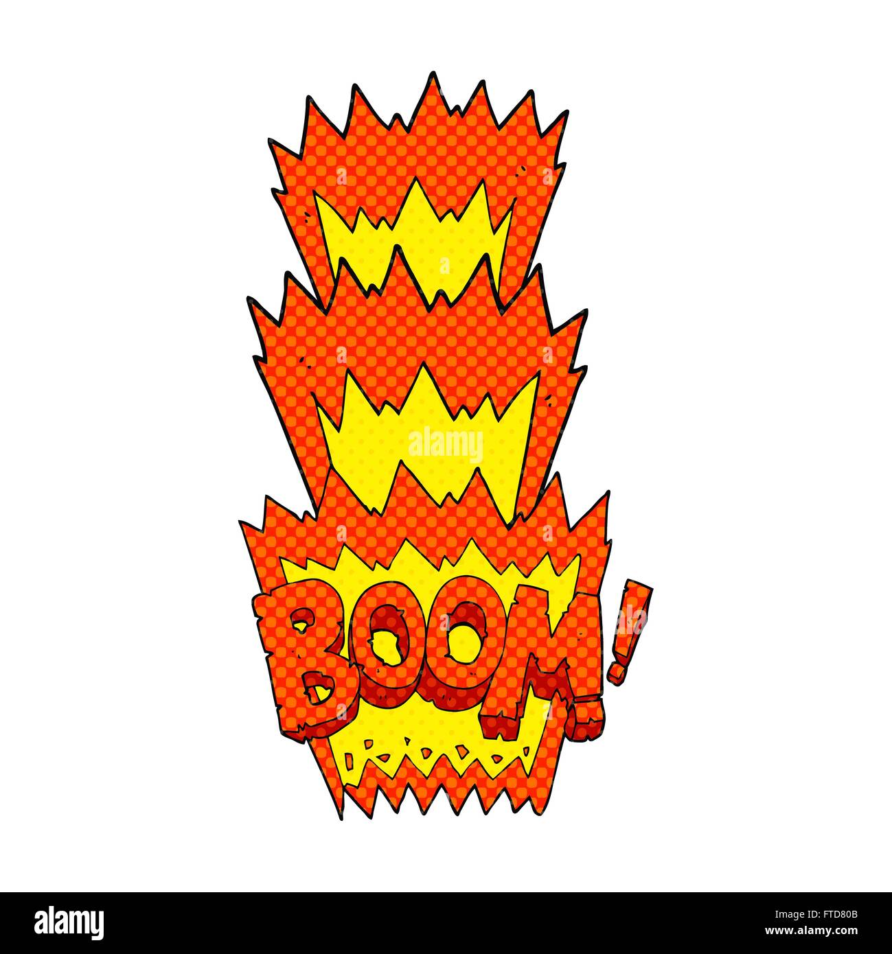 freehand drawn cartoon boom symbol Stock Vector Image & Art - Alamy