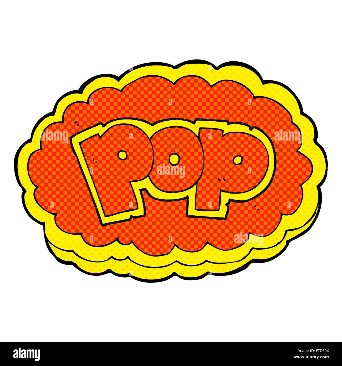 freehand drawn cartoon POP symbol Stock Vector Image & Art - Alamy