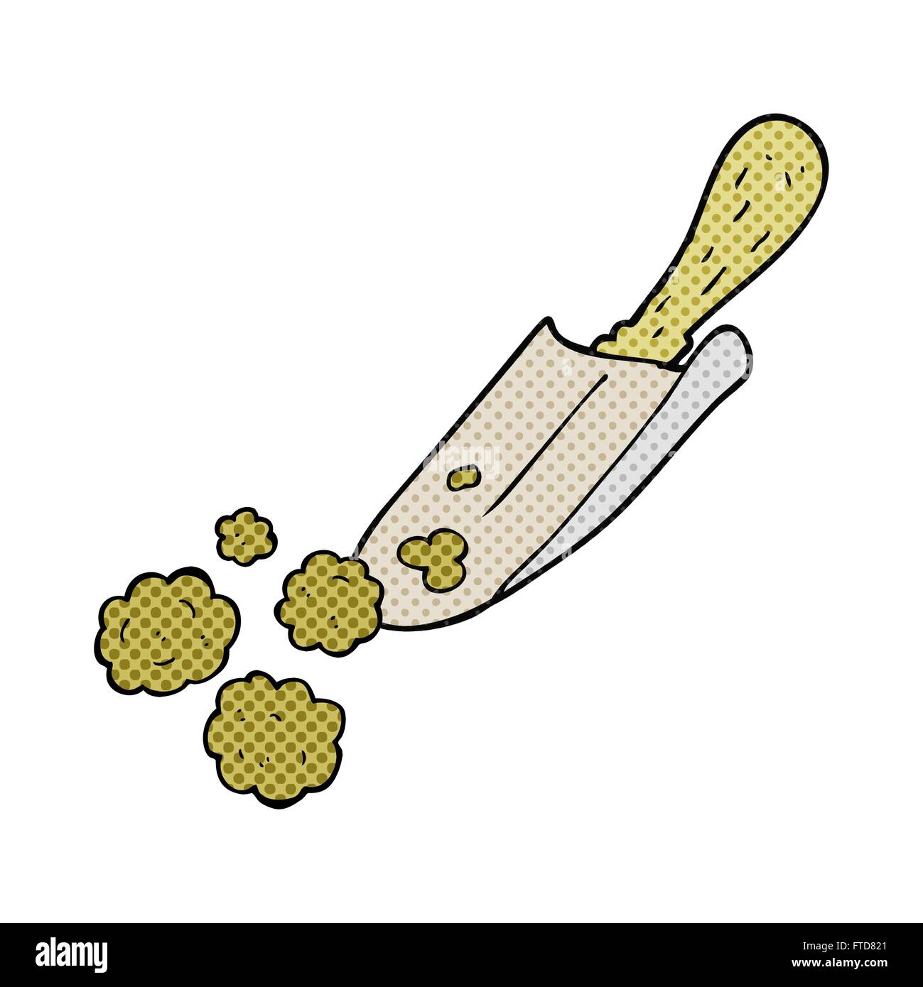 freehand drawn cartoon shovel Stock Vector Image & Art - Alamy