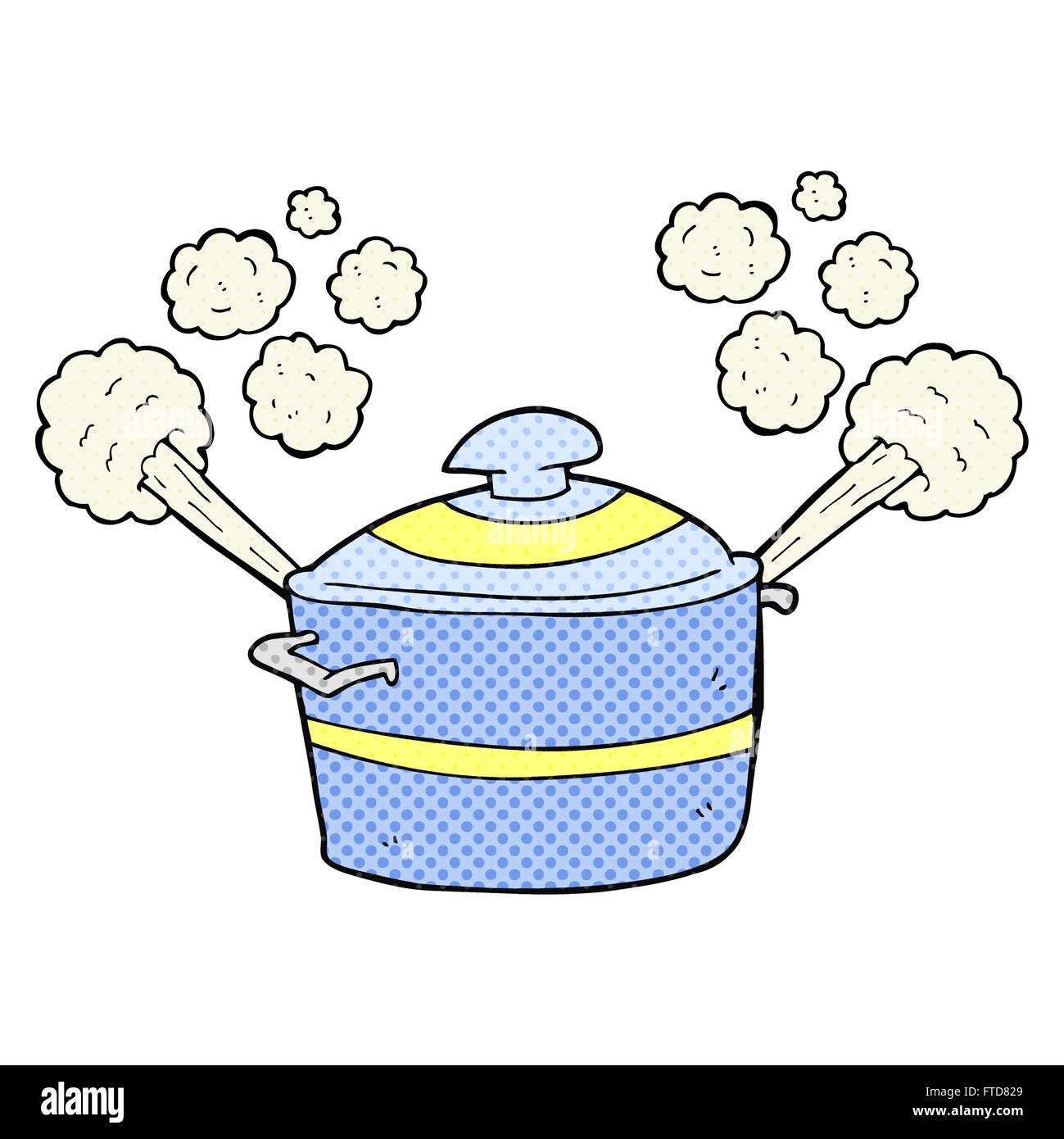 Freehand drawn cartoon cooking pot hi-res stock photography and images ...