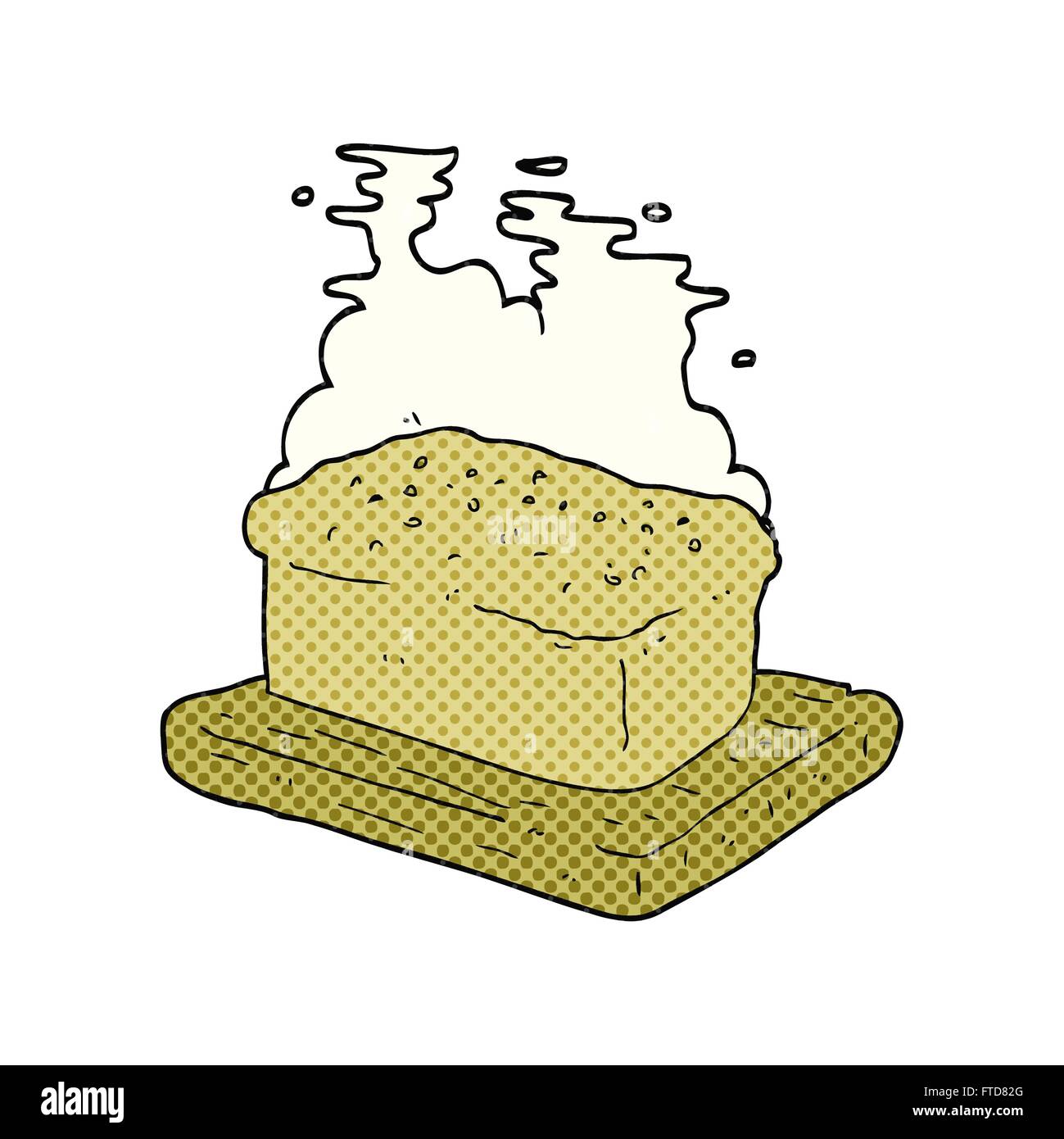 freehand drawn cartoon loaf of bread Stock Vector Image & Art - Alamy