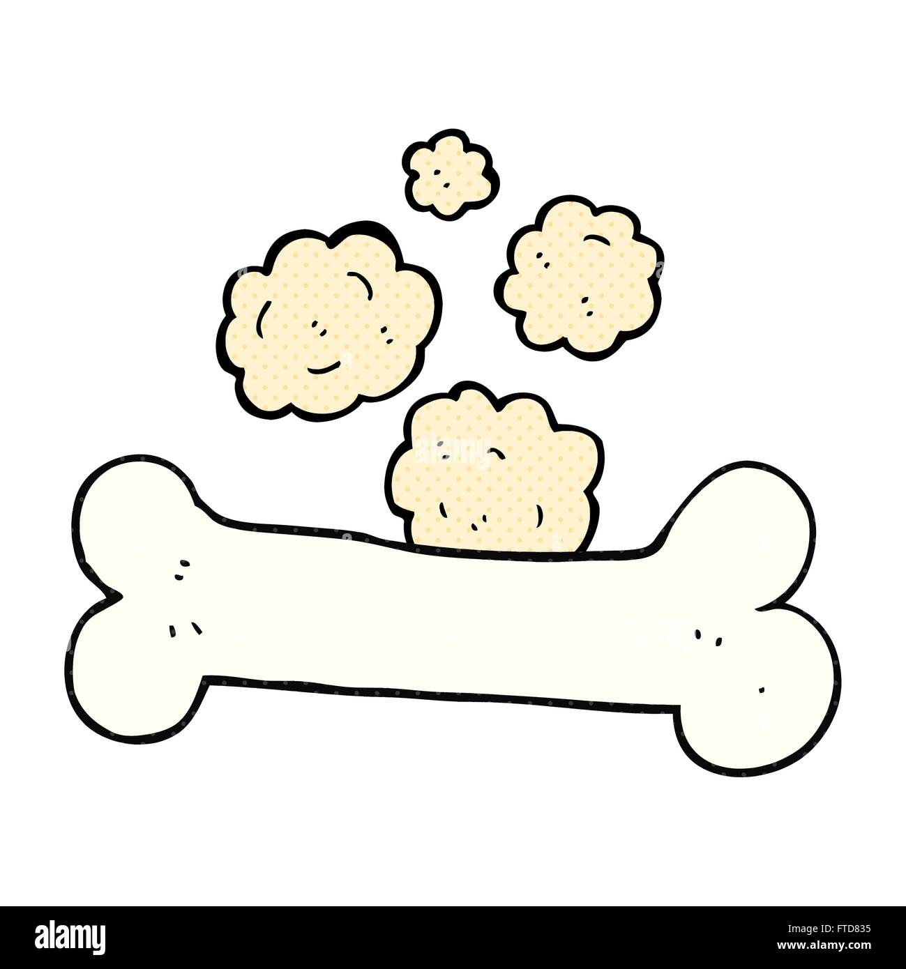 freehand drawn cartoon bone Stock Vector Image & Art - Alamy