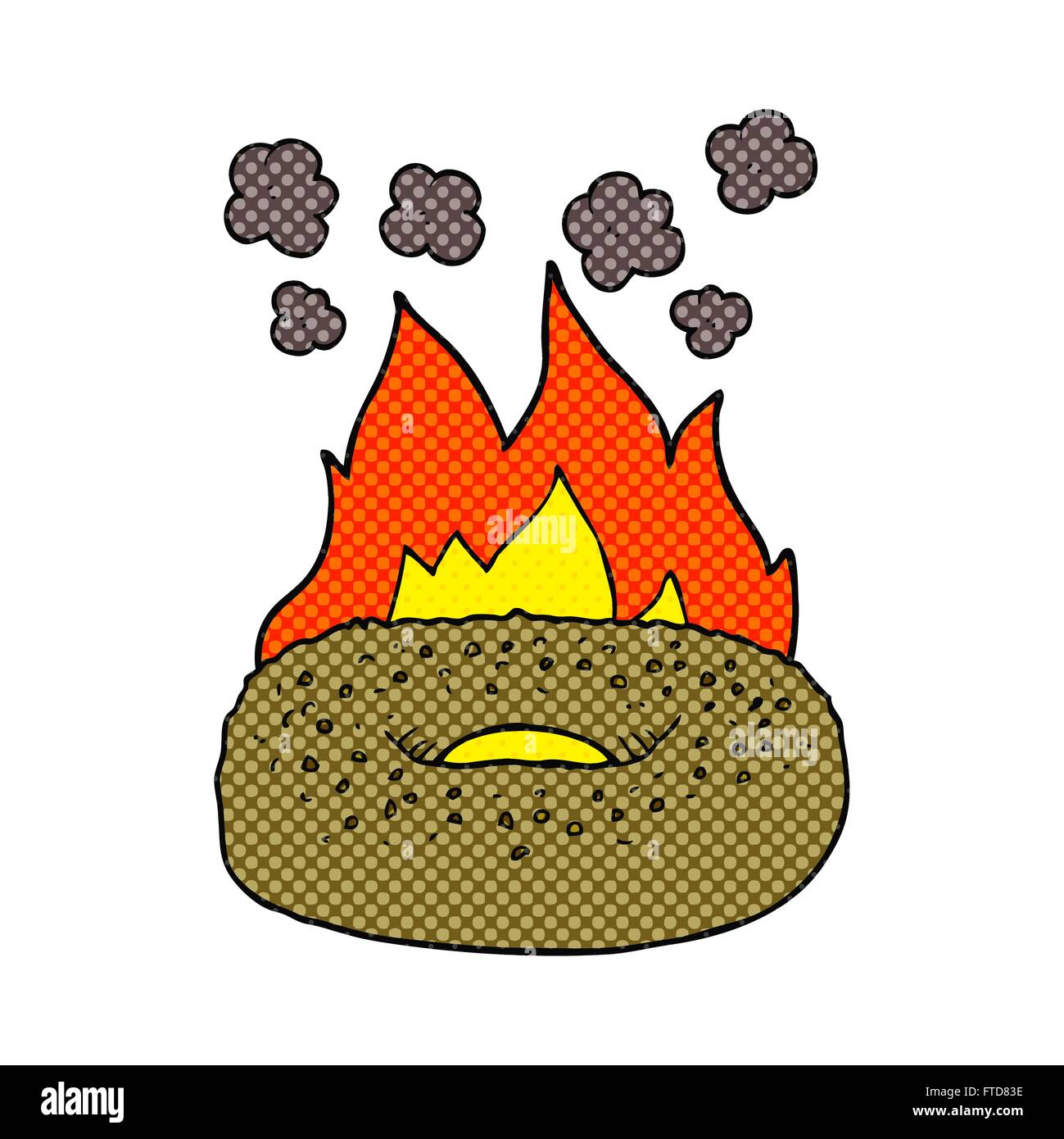 freehand drawn cartoon bagel Stock Vector Image & Art - Alamy