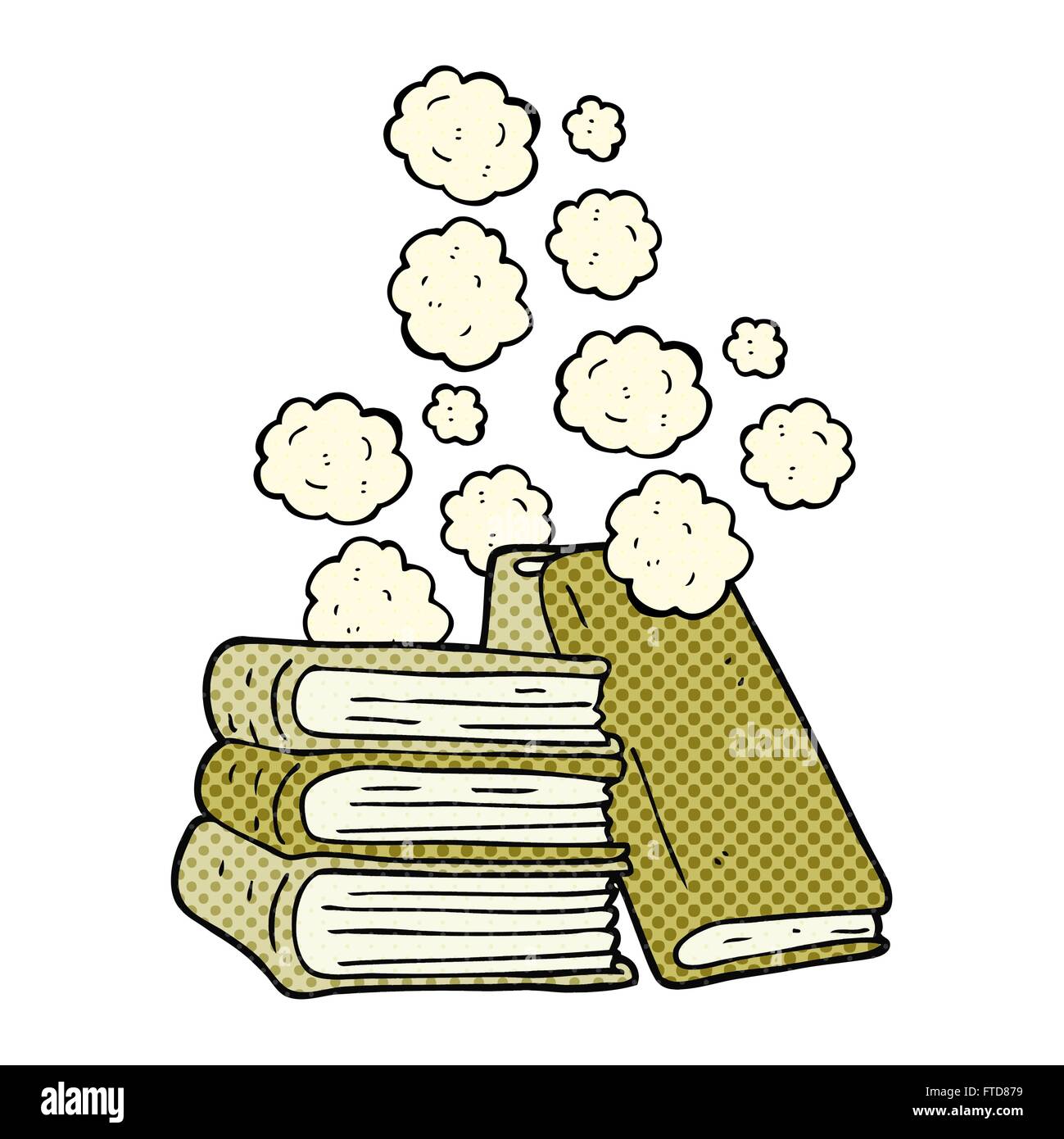 freehand drawn cartoon stack of books Stock Vector Image & Art - Alamy