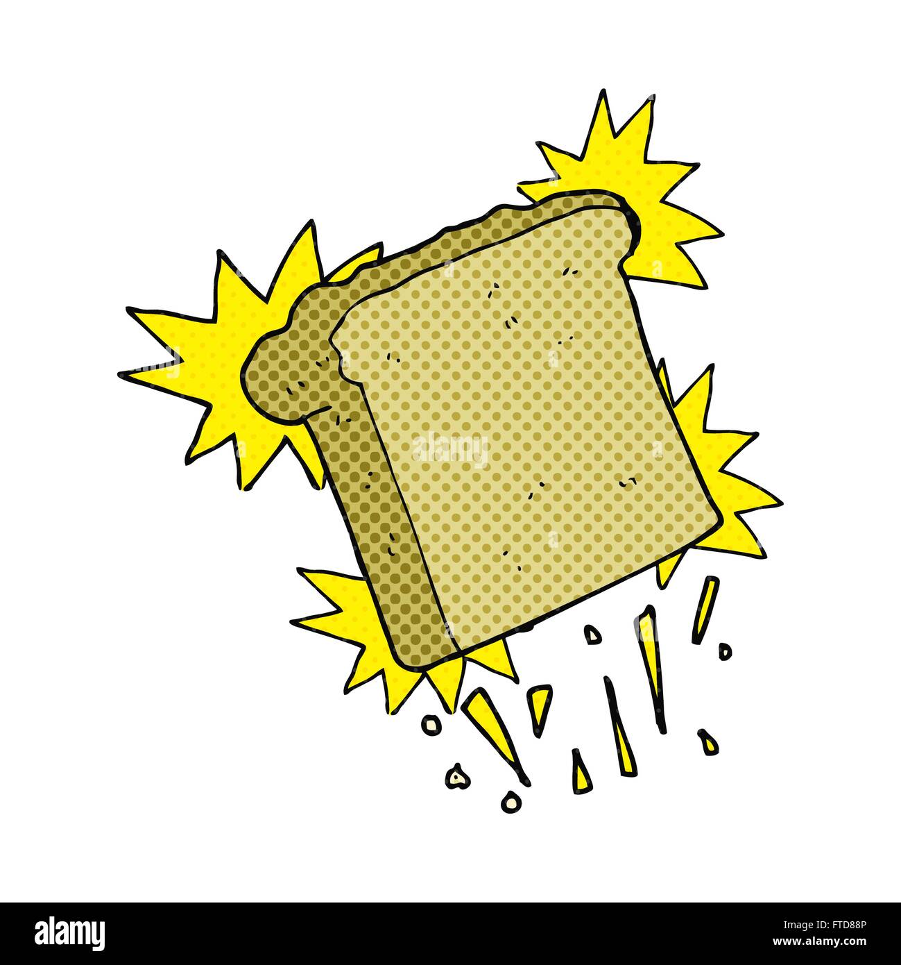 freehand drawn cartoon toast Stock Vector Image & Art - Alamy