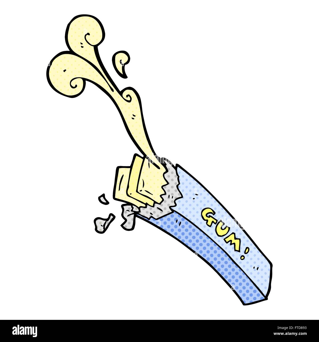 freehand drawn cartoon chewing gum Stock Vector Image & Art - Alamy