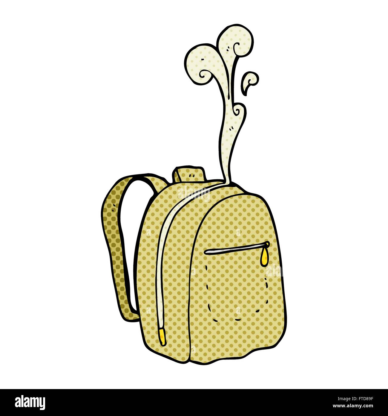 freehand drawn cartoon rucksack Stock Vector Image & Art - Alamy