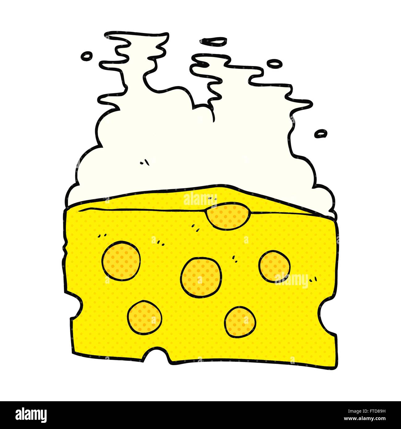 freehand drawn cartoon cheese Stock Vector Image & Art - Alamy