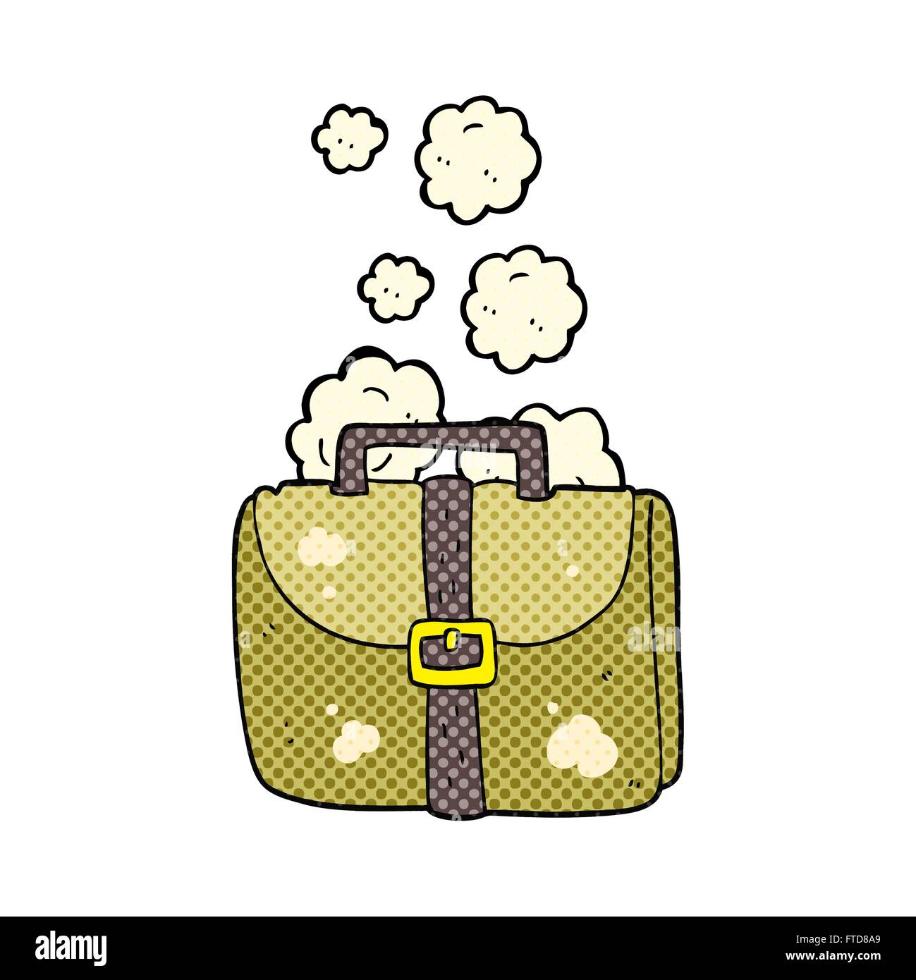 freehand drawn cartoon old work bag Stock Vector Image & Art - Alamy