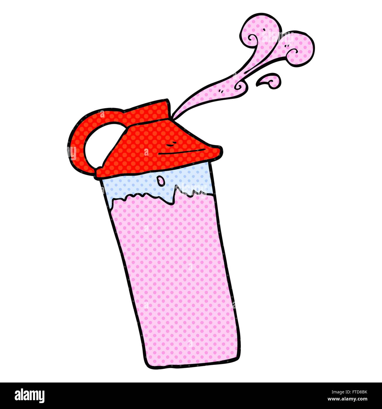 freehand drawn cartoon protein shake Stock Vector Image & Art - Alamy