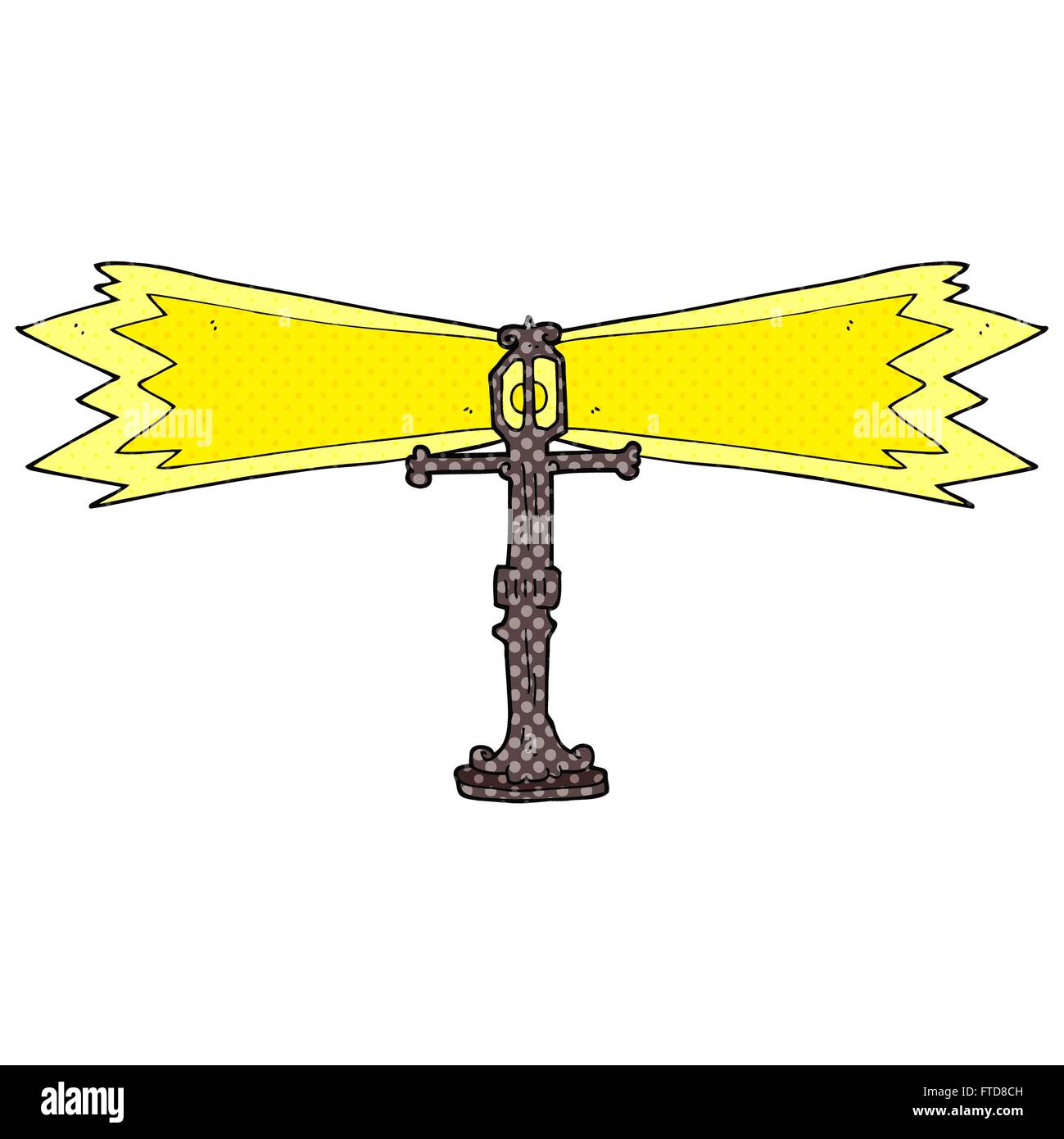 freehand drawn cartoon shining street lamp Stock Vector Image & Art - Alamy