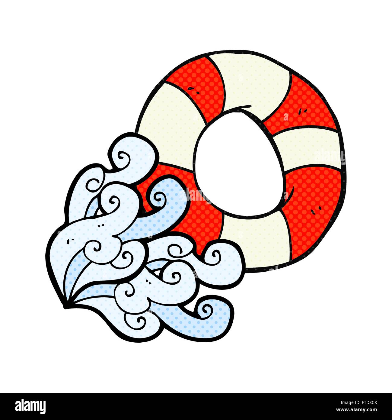 freehand drawn cartoon life ring Stock Vector Image & Art - Alamy