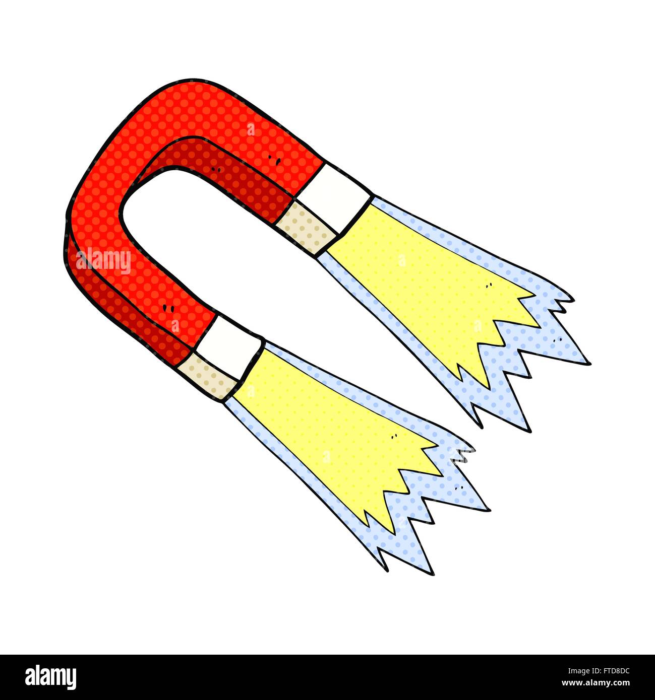 freehand drawn cartoon magnet Stock Vector Image & Art - Alamy