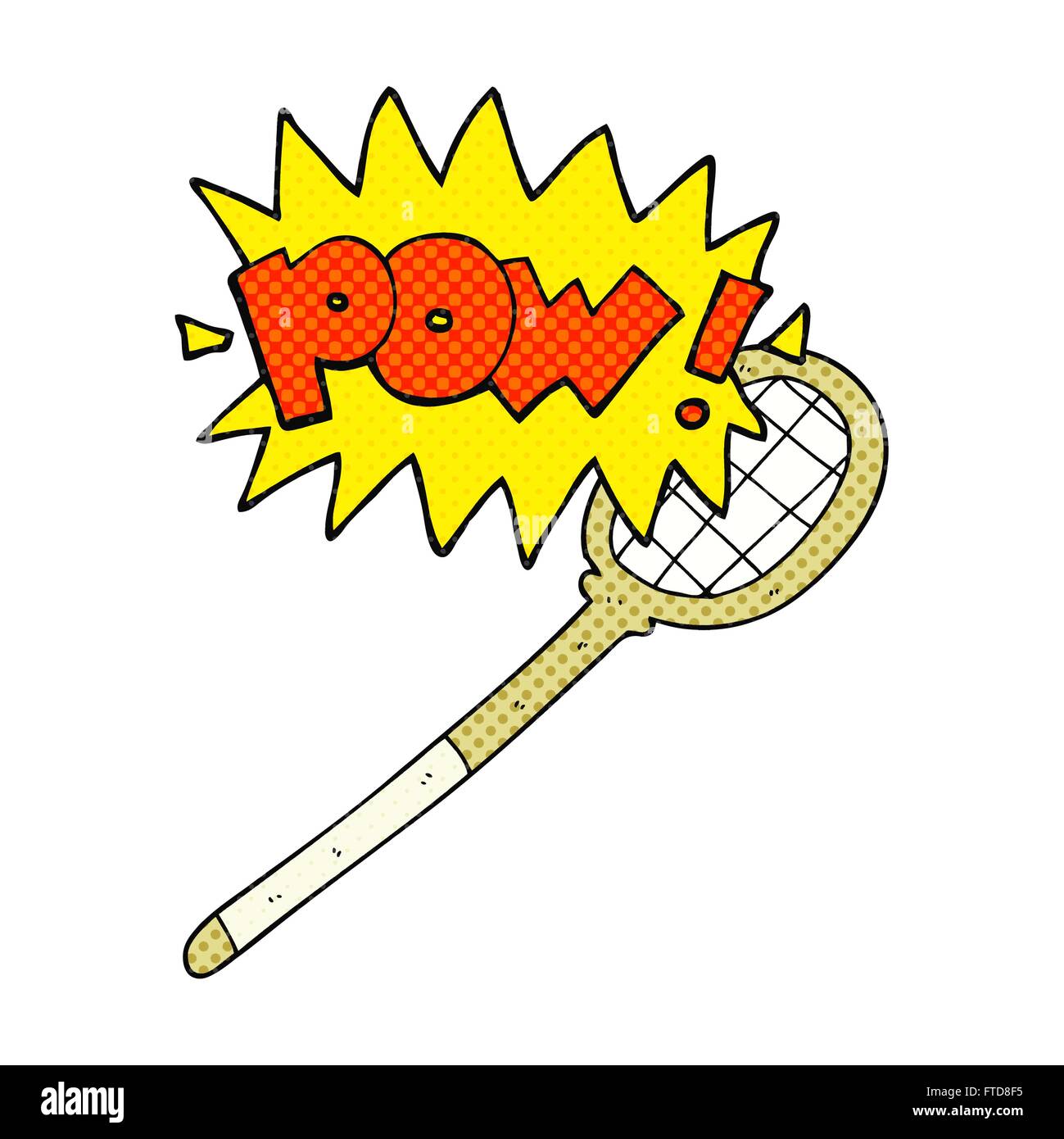 freehand drawn cartoon tennis racket Stock Vector Image & Art - Alamy