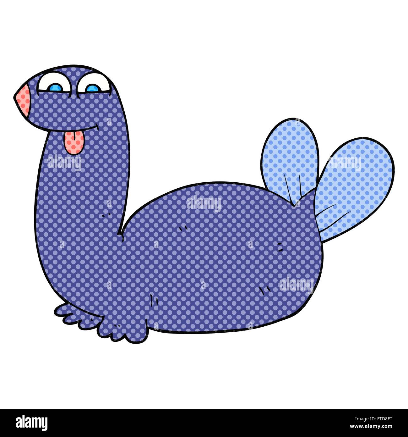 freehand drawn cartoon seal Stock Vector Image & Art - Alamy