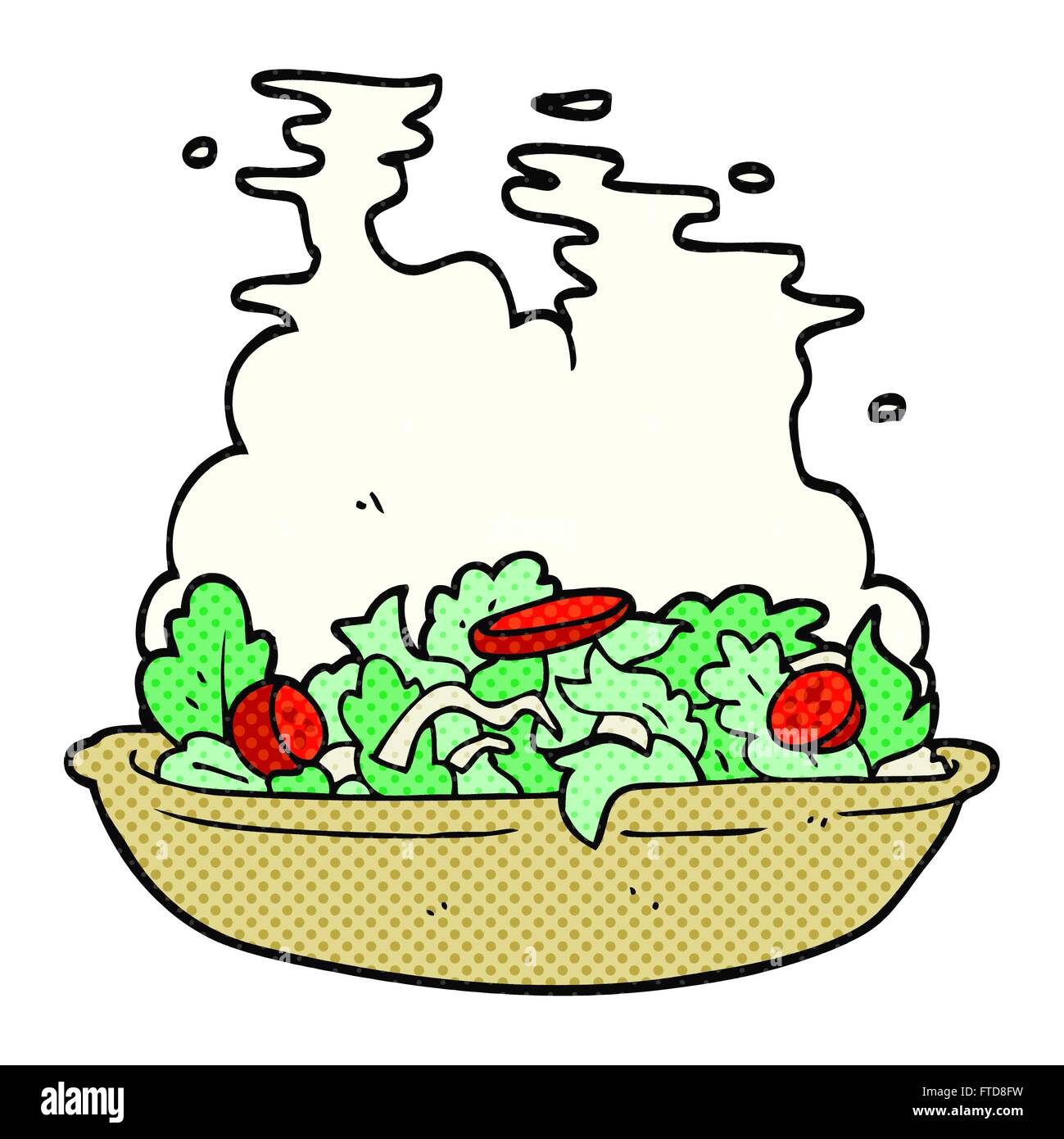 freehand drawn cartoon salad Stock Vector Image & Art - Alamy