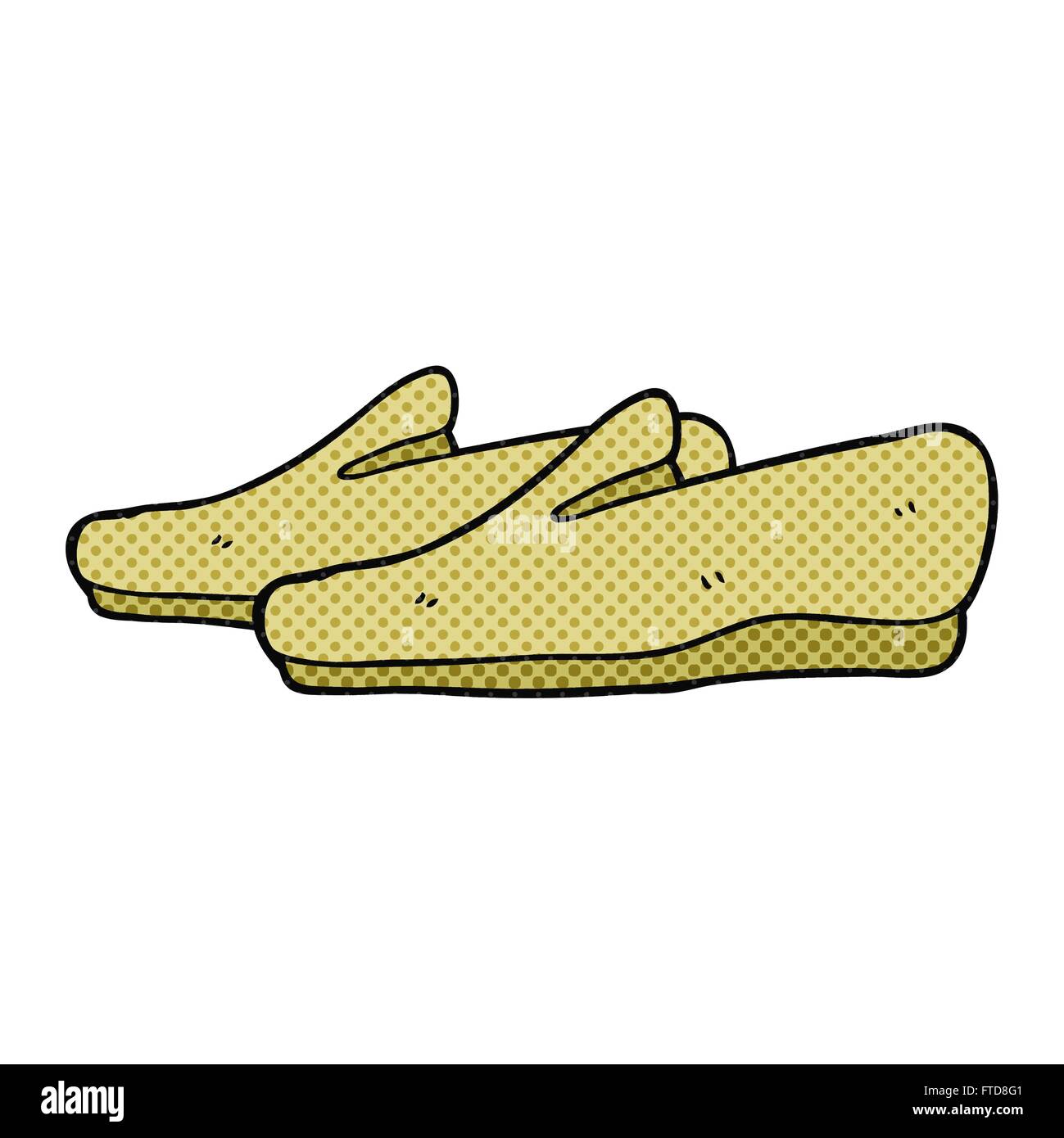 freehand drawn cartoon slippers Stock Vector Image & Art - Alamy