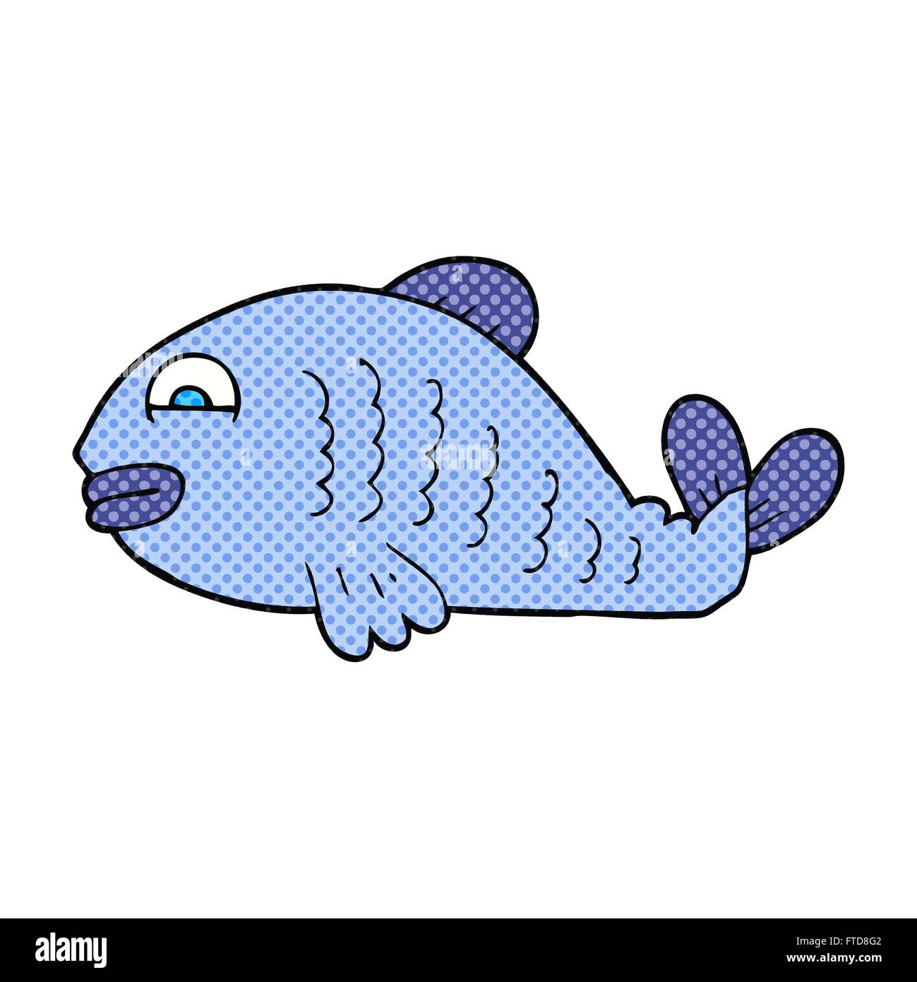 freehand drawn cartoon fish Stock Vector Image & Art - Alamy