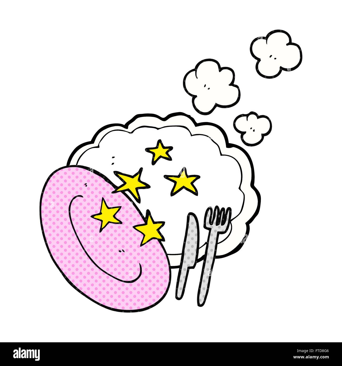 freehand drawn cartoon clean plate Stock Vector Image & Art - Alamy