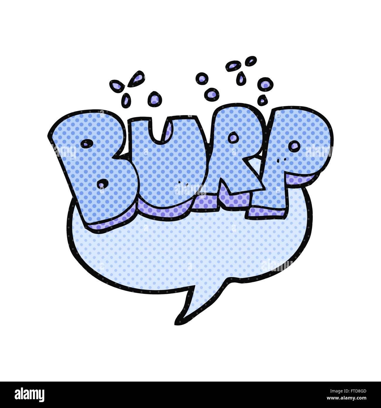 freehand drawn cartoon burp symbol Stock Vector Image & Art - Alamy