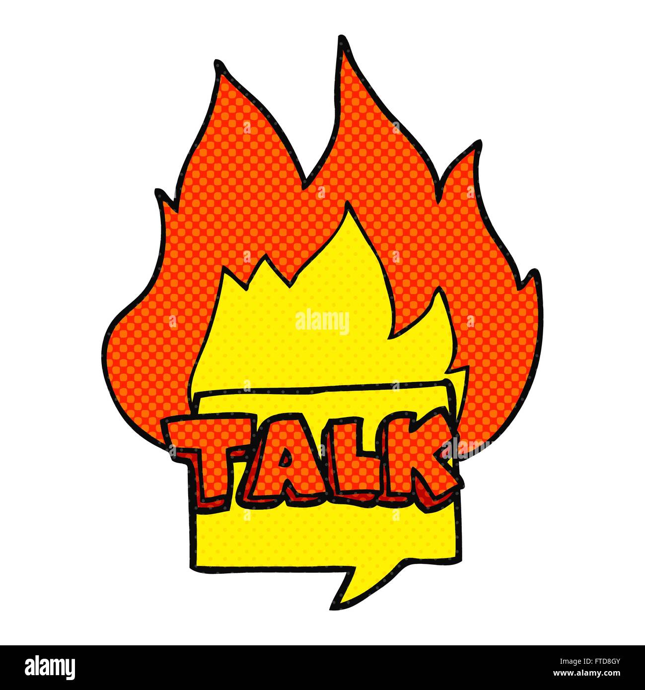 freehand drawn cartoon talk symbol Stock Vector Image & Art - Alamy