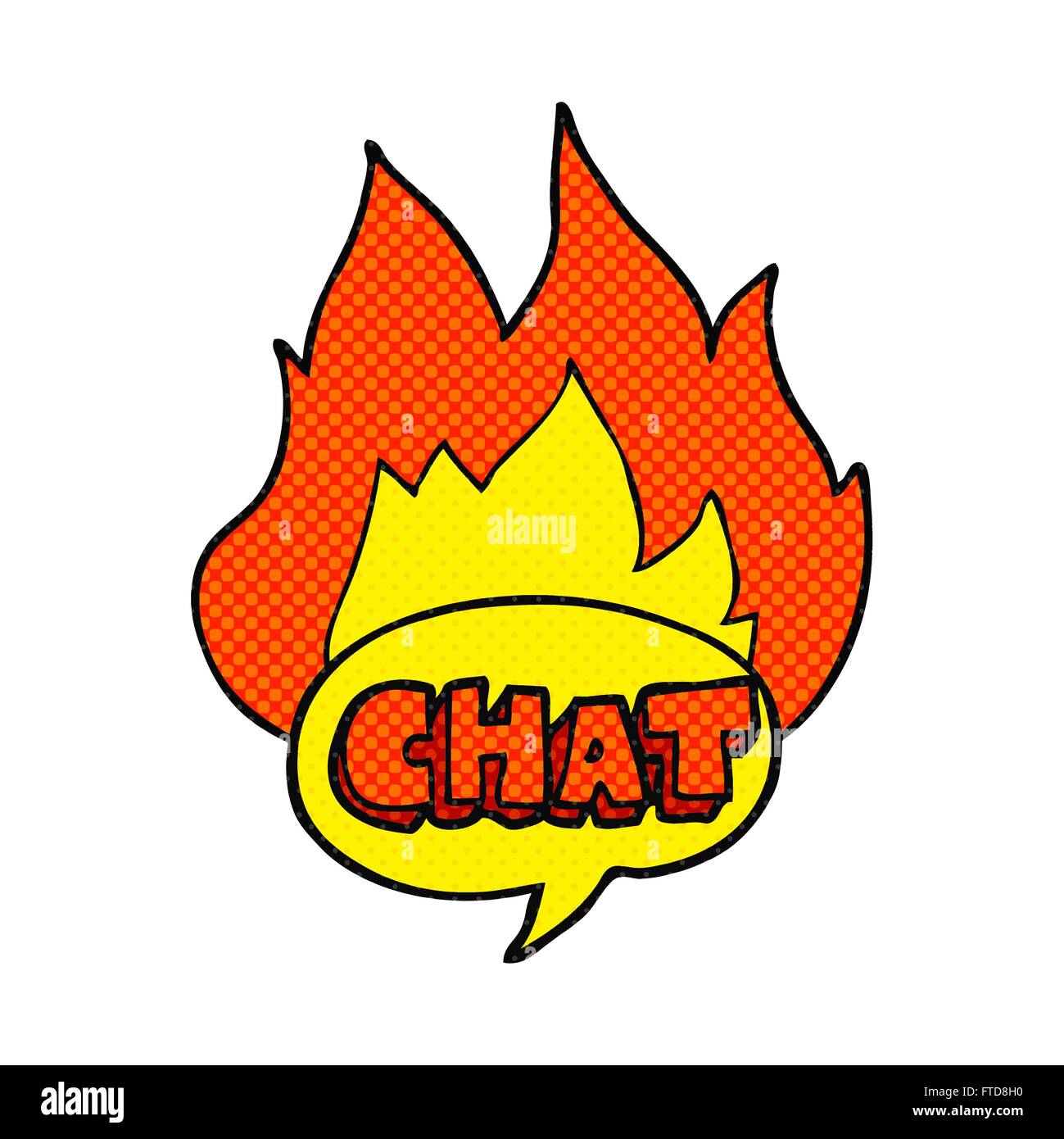 freehand drawn cartoon chat symbol Stock Vector Image & Art - Alamy