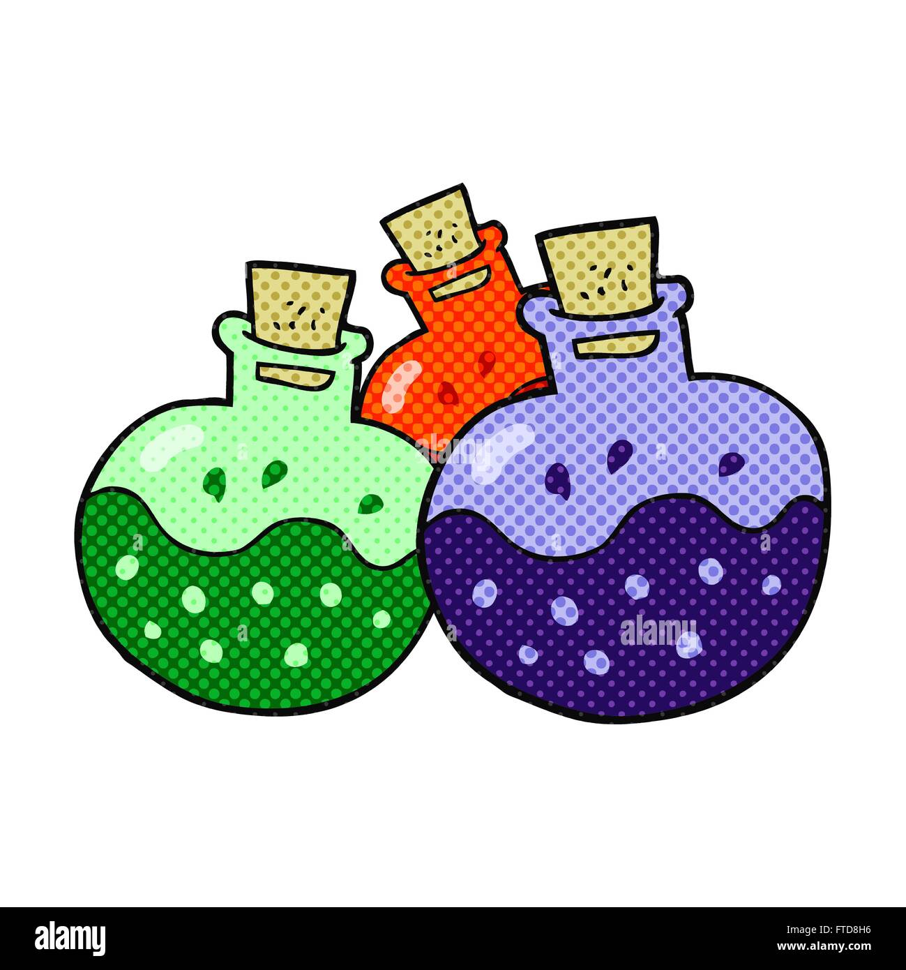 freehand drawn cartoon science experiment Stock Vector Image & Art - Alamy