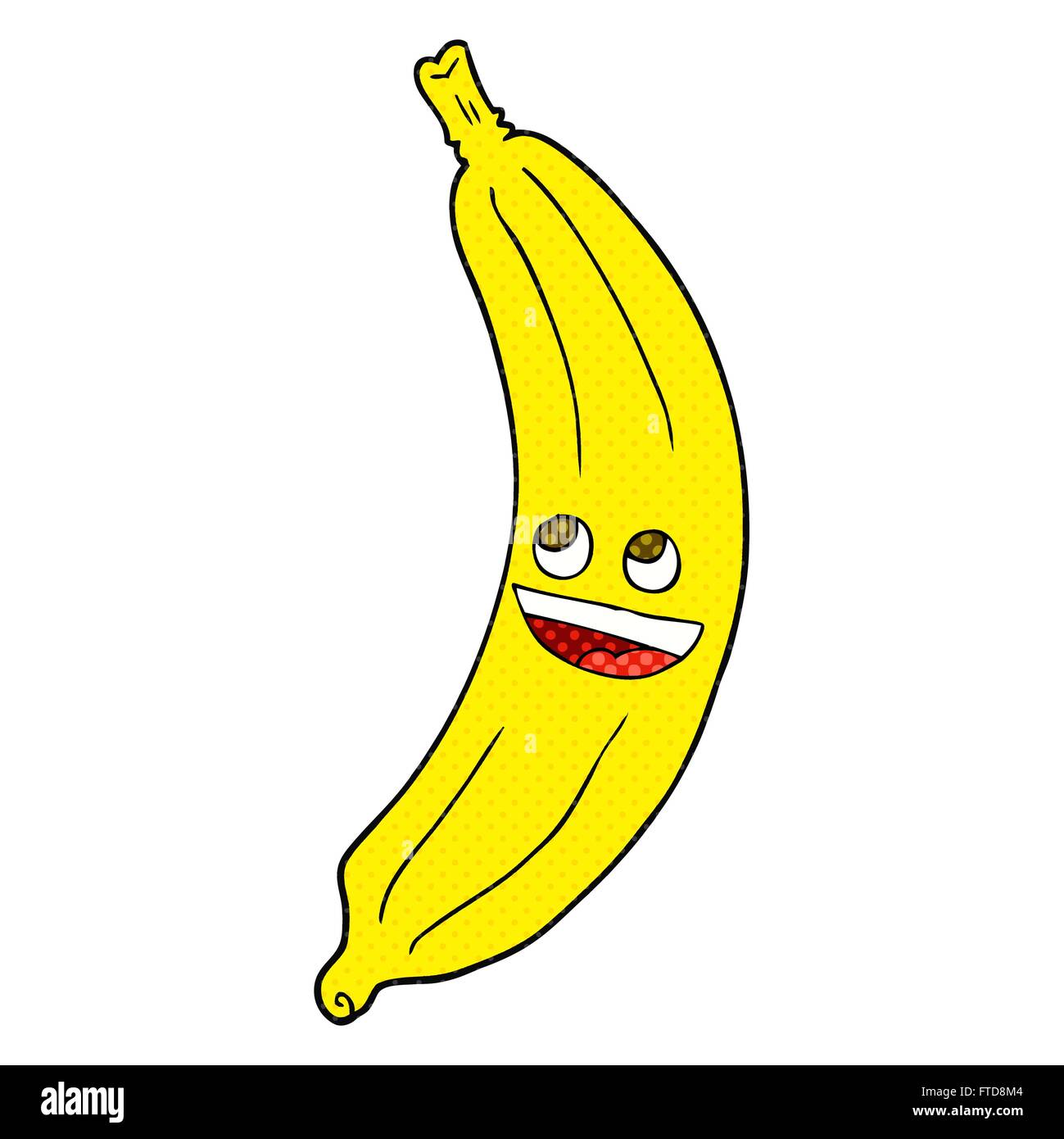 freehand drawn cartoon banana Stock Vector Image & Art - Alamy