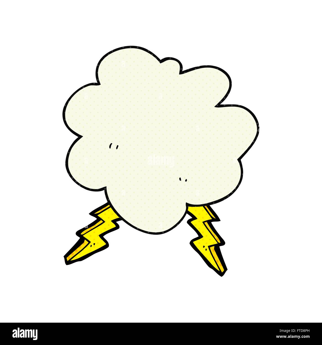 freehand drawn cartoon storm cloud Stock Vector Image & Art - Alamy
