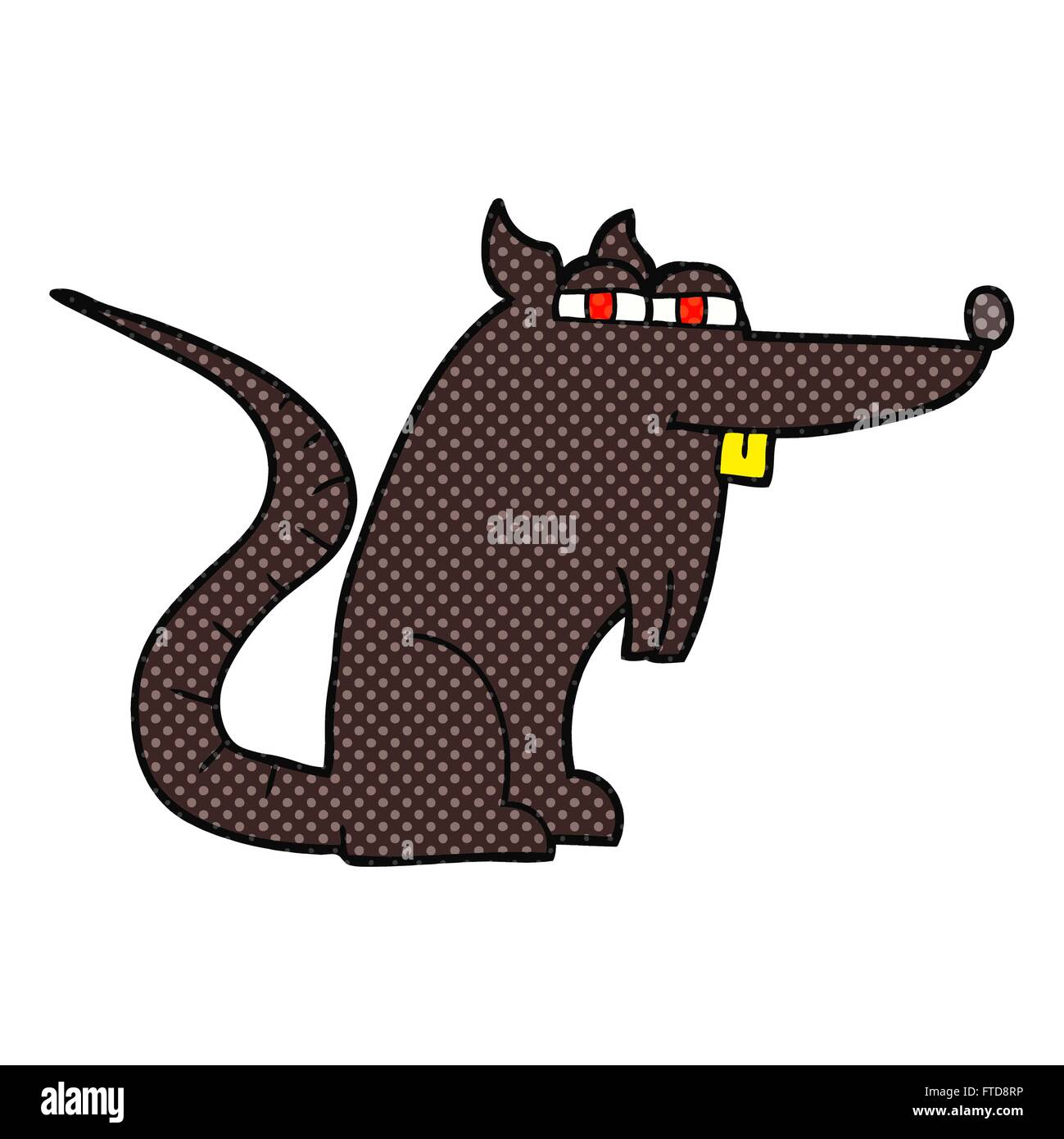 freehand drawn cartoon evil rat Stock Vector Image & Art - Alamy