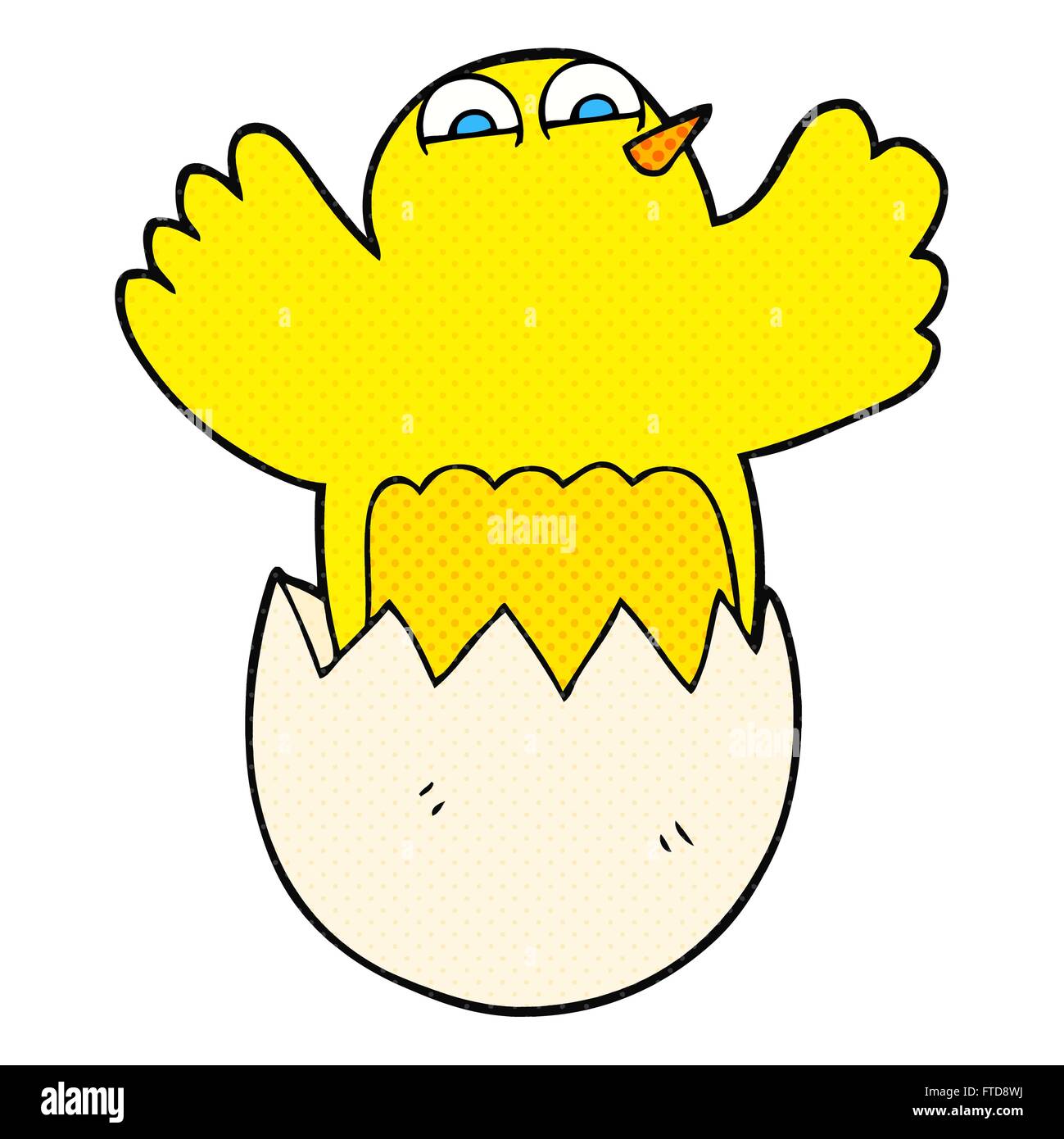 freehand drawn cartoon hatching egg Stock Vector Image & Art - Alamy