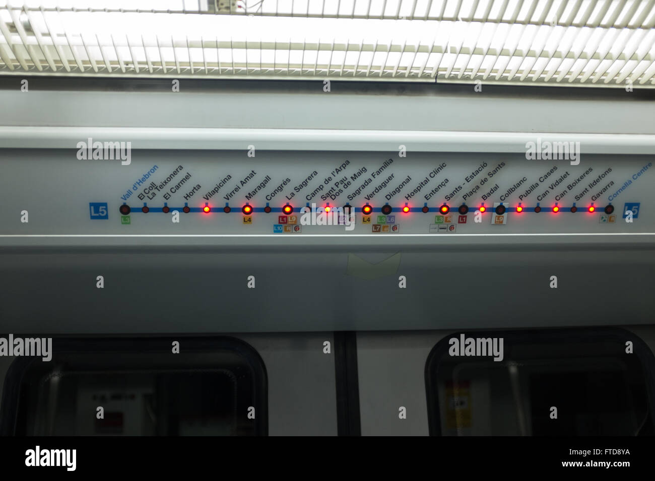 Barcelona underground railway hi-res stock photography and images - Alamy