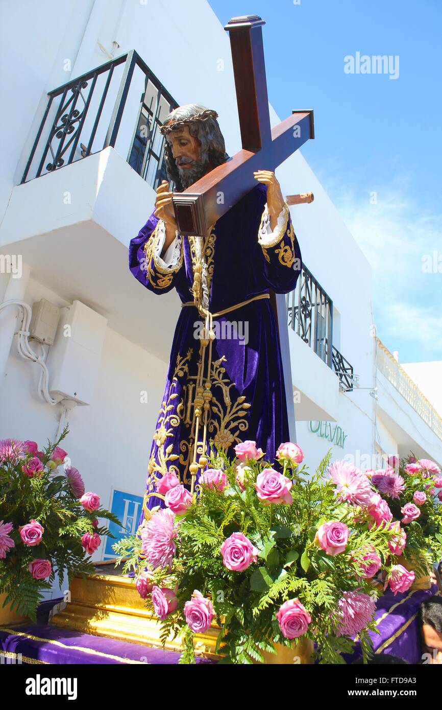 The Good Friday procession follows Jesus and the Cross through the ...