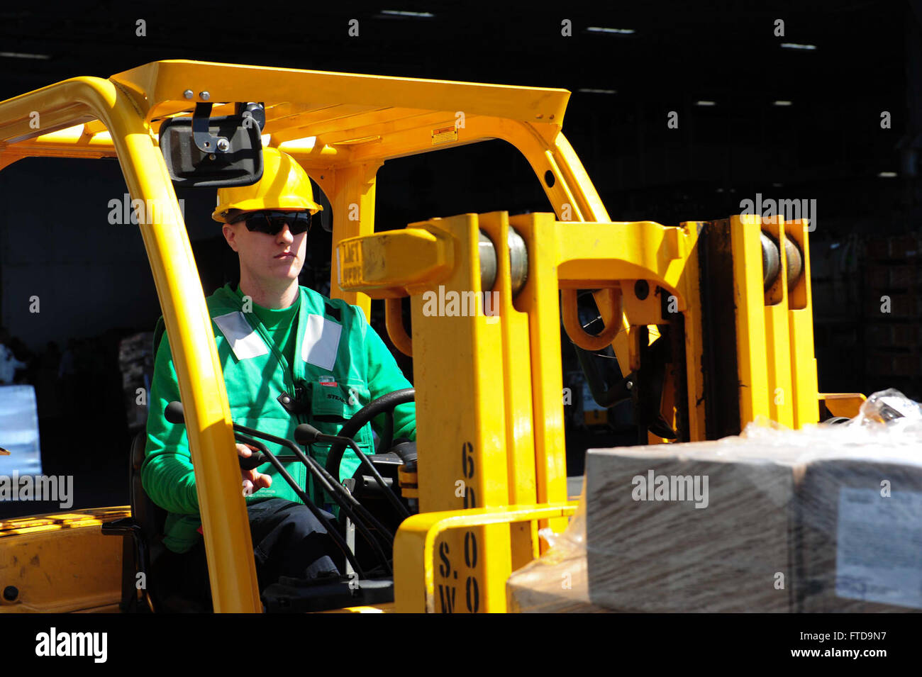 150405-N-GN619-165 MEDITERRANEAN SEA (April 5, 2015) â A Sailor from ...