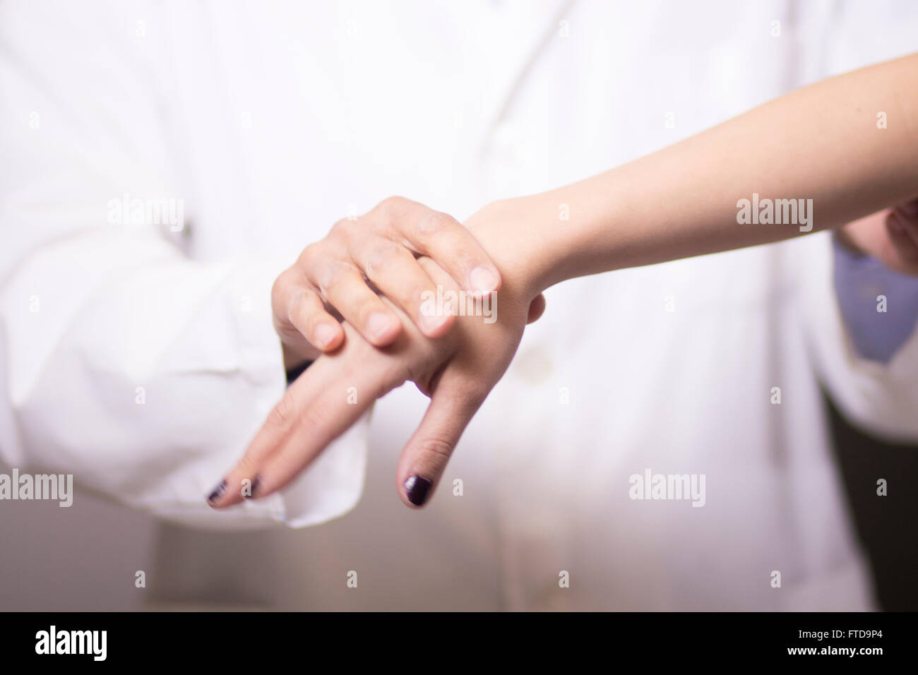 Traumatology and orthopedics surgeon in doctor and patient orthopedic ...