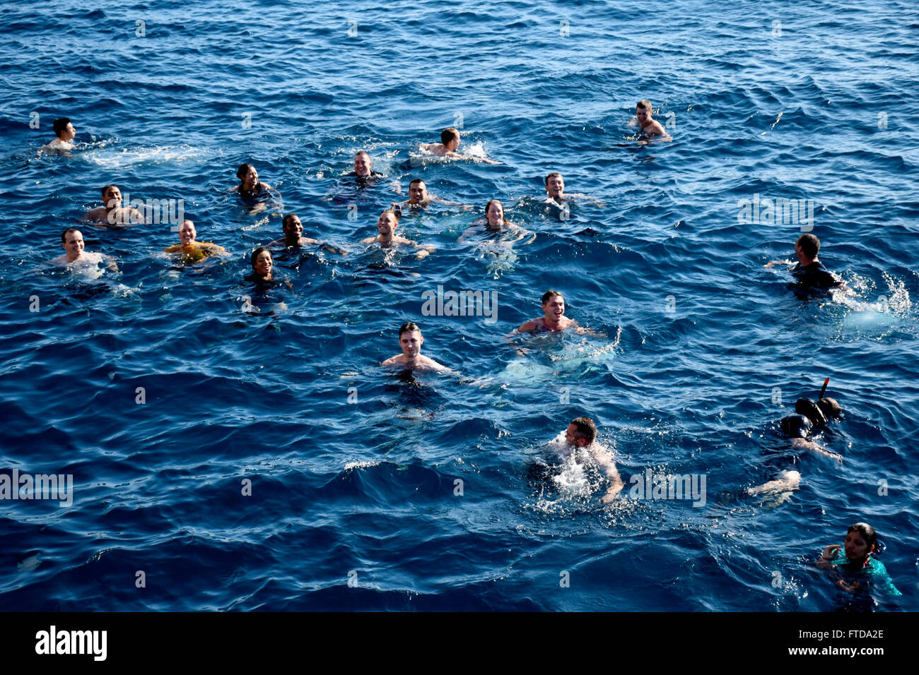150315-N-EI973-027 INDIAN OCEAN (March 15, 2015) Sailors aboard the USS ...
