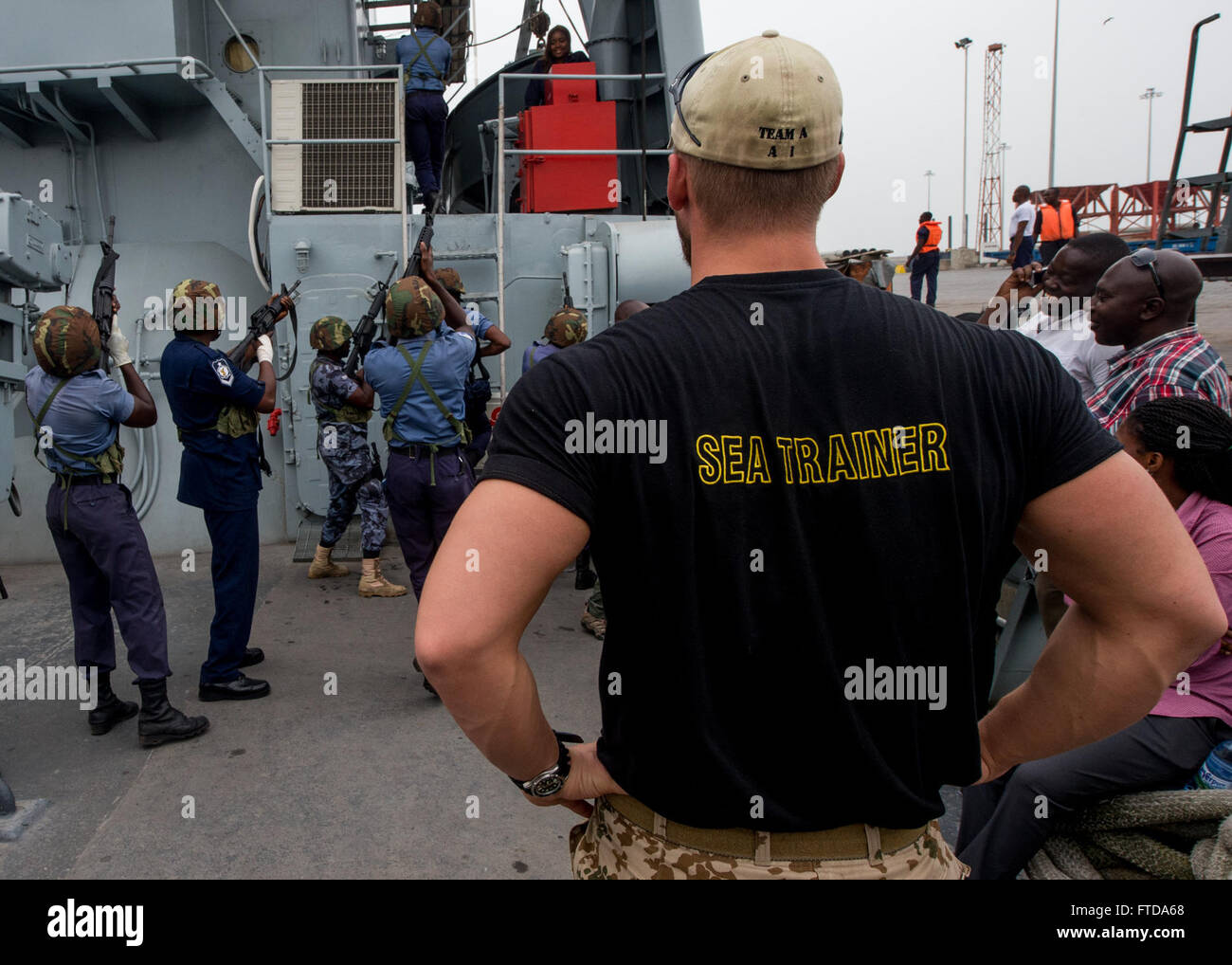 150318-N-EZ054-086 TEMA, Ghana (March 18, 2015) A German navy boarding ...