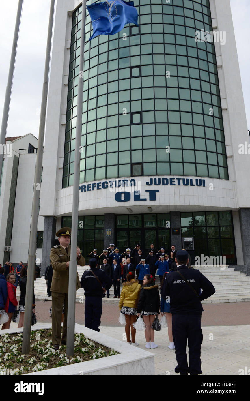 Nato romania flag hi-res stock photography and images - Alamy