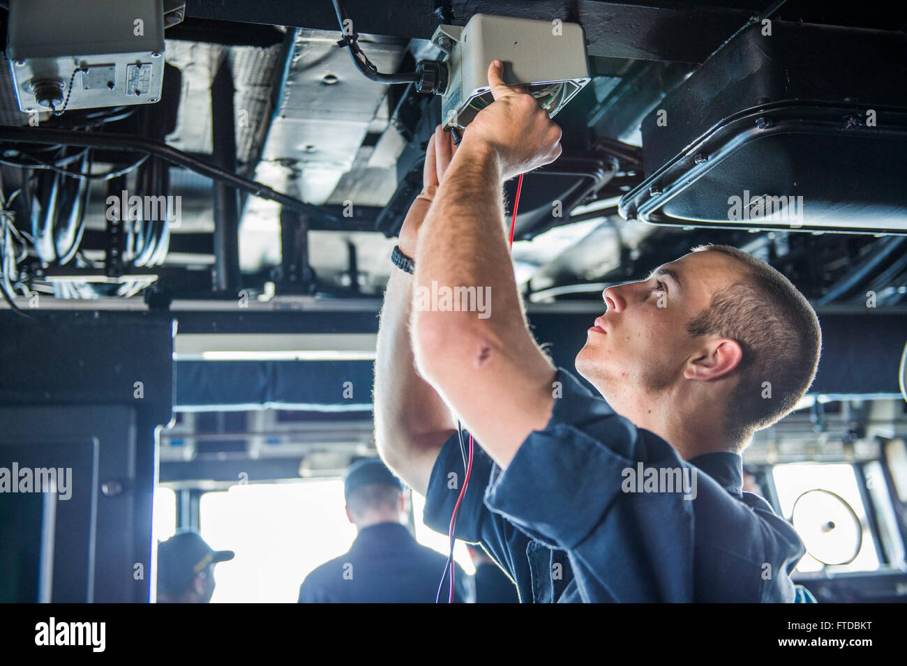 Interior Communications Electrician High Resolution Stock Photography ...