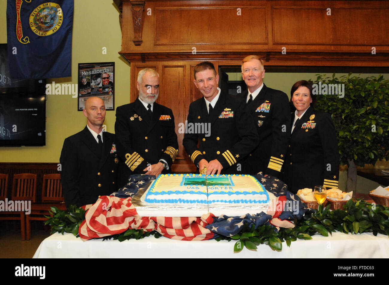 The admiral commanding naval station hi-res stock photography and ...