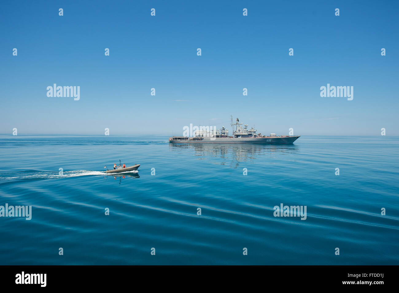 Ukrainian Navy Frigate Hetman Sahaydachniy U 130 High Resolution Stock ...