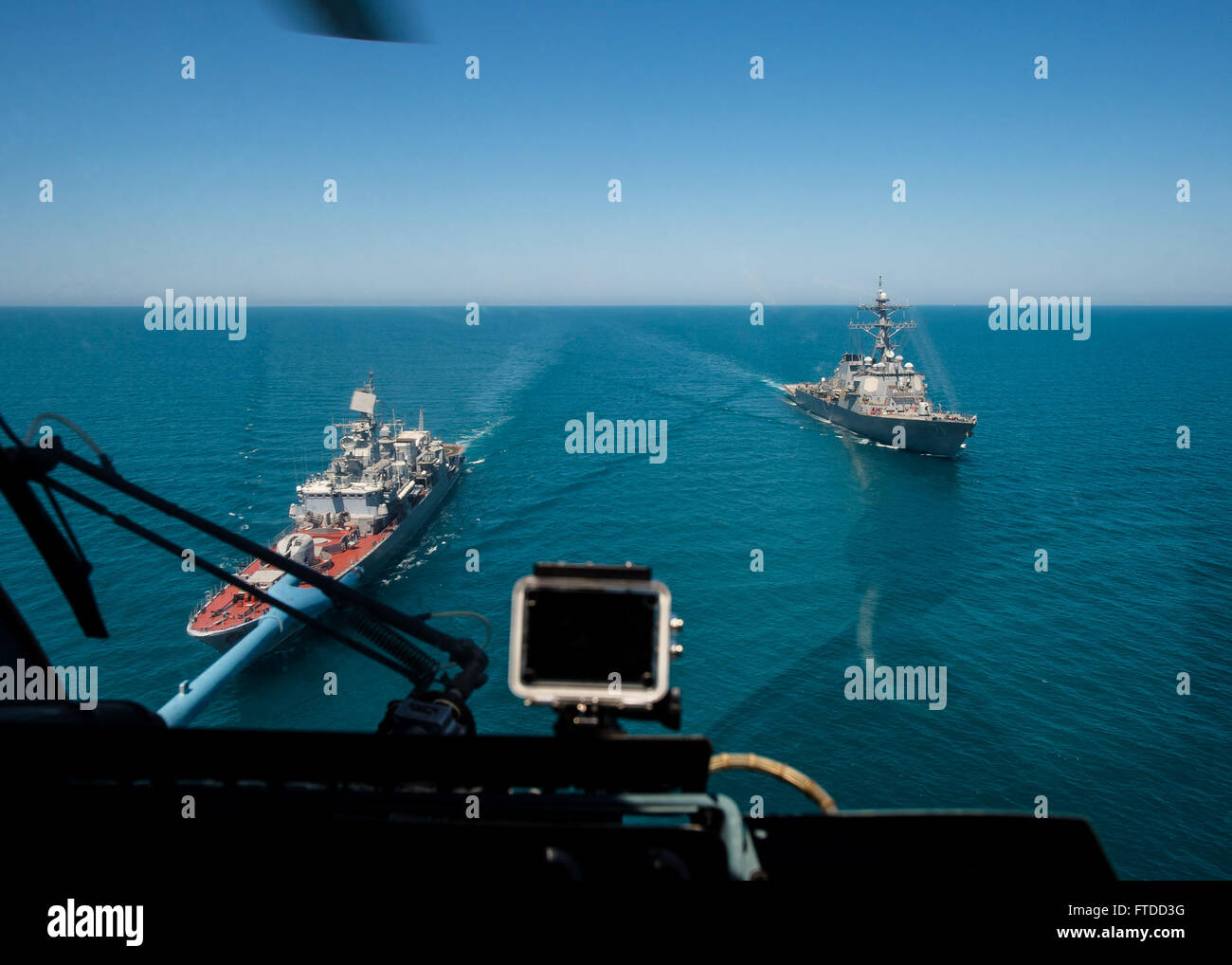 Ukrainian navy frigate hetman sahaydachniy u 130 hi-res stock ...