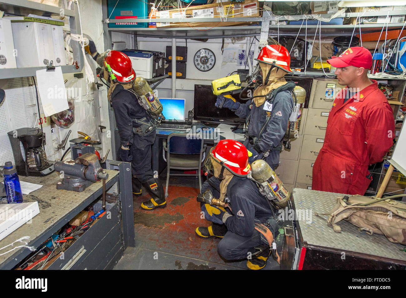 U S Navy Damage Control Fireman High Resolution Stock Photography and ...