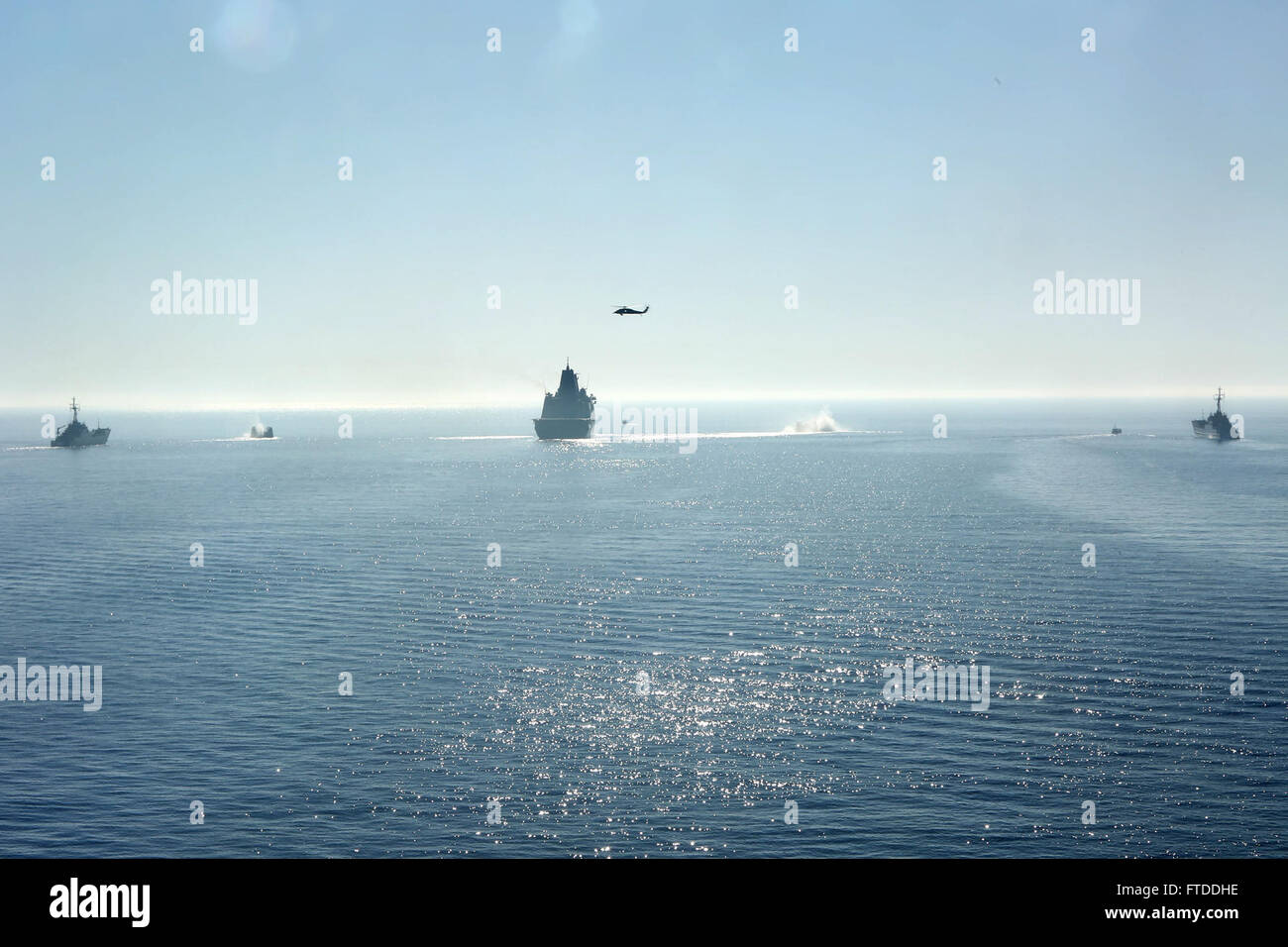 A photo exercise showcasing the amphibious assets for BALTOPS 2015 ...