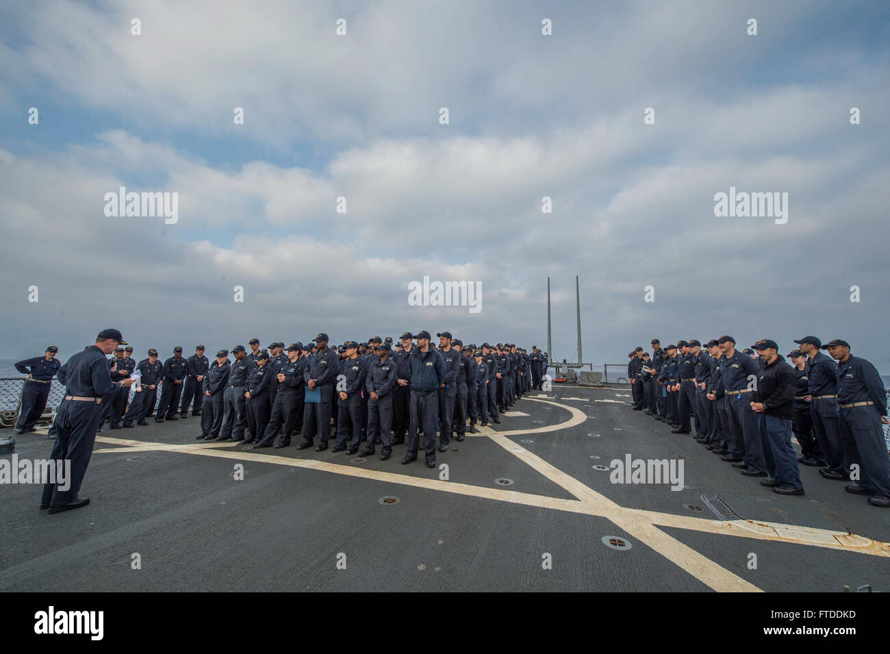 150613-N-XB010-085 MEDITERRANEAN SEA (June 13, 2015) Commanding Officer ...