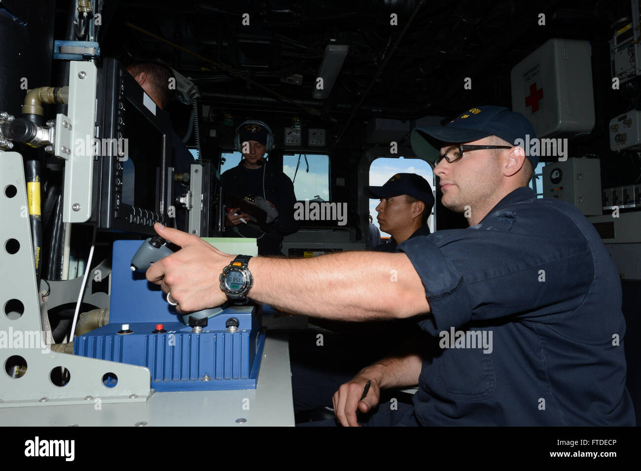 150701-N-XB010-072 DARDANELLES SRAIT (July 1, 2015) Fire Controlman 2nd ...