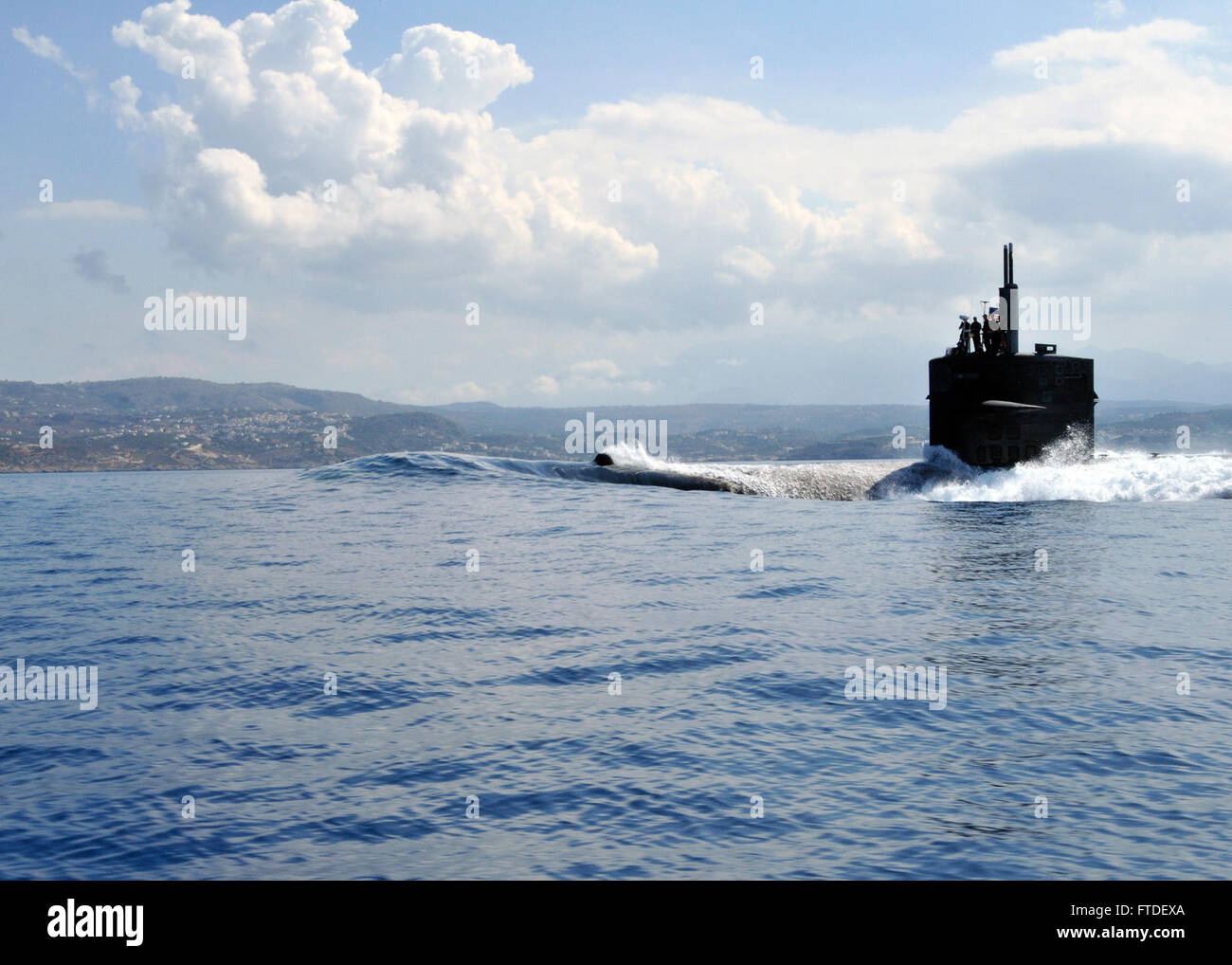 Los angeles class attack submarine uss helena ssn 725 hi-res stock ...
