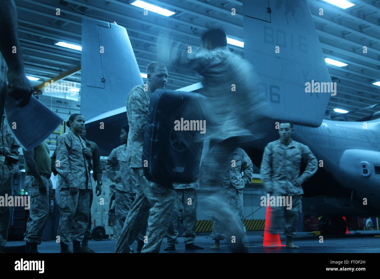 INDIAN OCEAN (July 22, 2015) A U.S. Marine with Marine Medium Tiltrotor ...