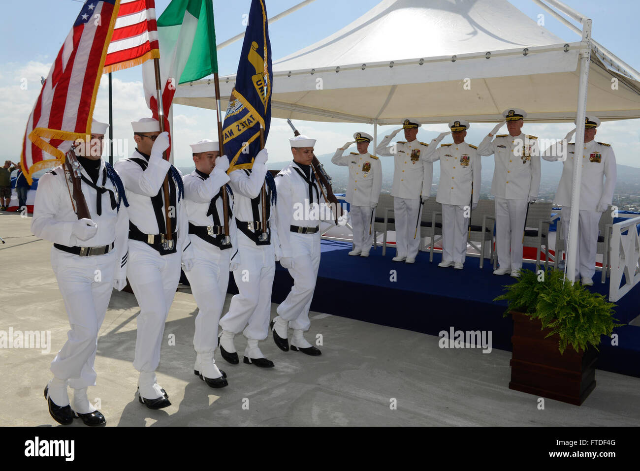 NAPLES, ITALY (July 29, 2015) The U.S. Naval Forces Europe-Africa Color ...